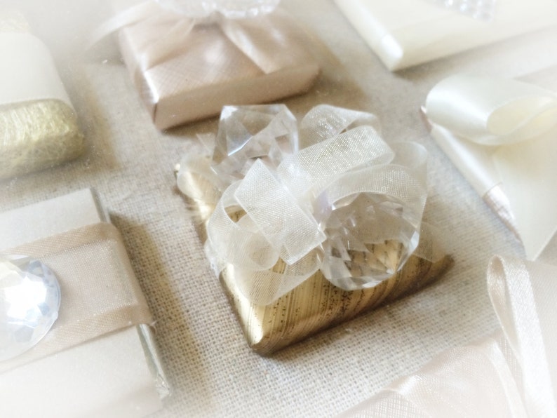 Crystal Wedding Favors Chocolate Wrapped Elegant Favors With - Etsy
