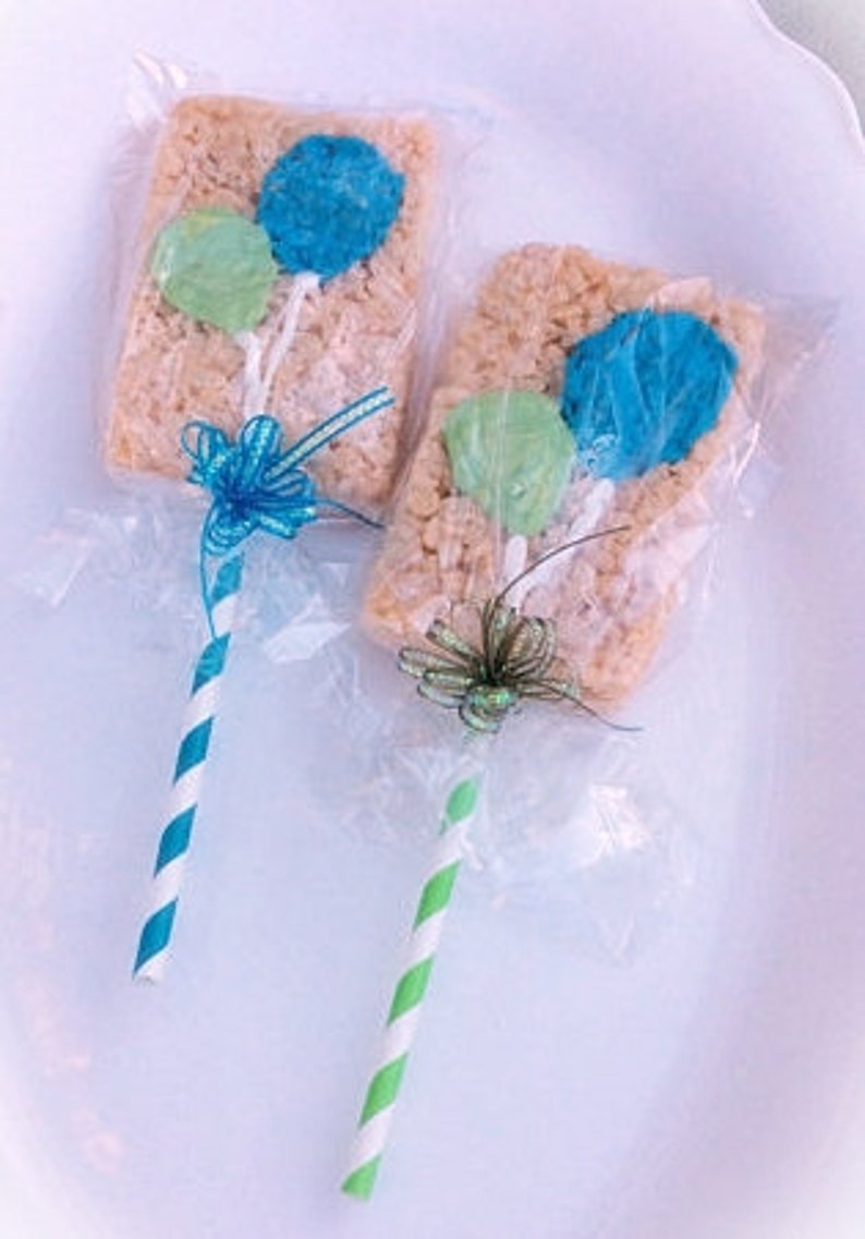 Kid's Birthday Party Favor Rice Krispie Crispy Favor With - Etsy