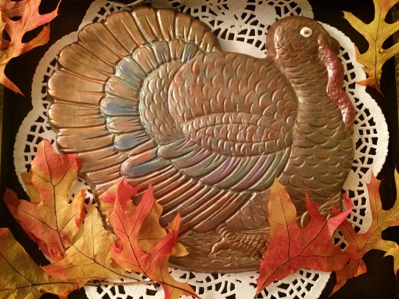 Thanksgiving Decor Huge Festive Thanksgiving Chocolate Turkey ...