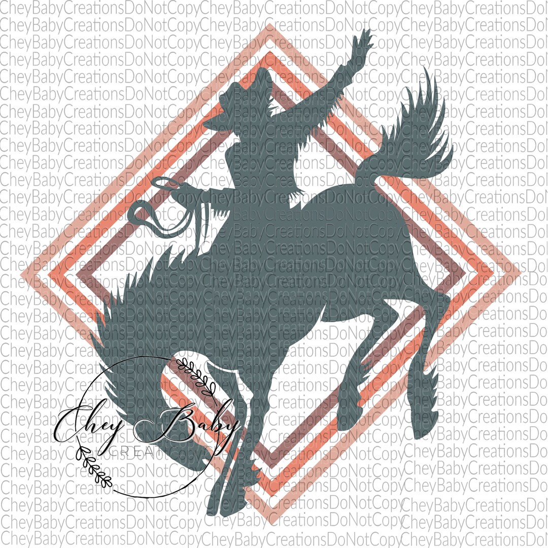 Vintage Rodeo, Rodeo Flyer Sublimation Transfer, Ready to Press ...