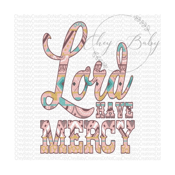 Lord Have Mercy - Etsy