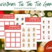 Tic Tac Toe Christmas Kid's Printable Game / Instant Download Christmas ...
