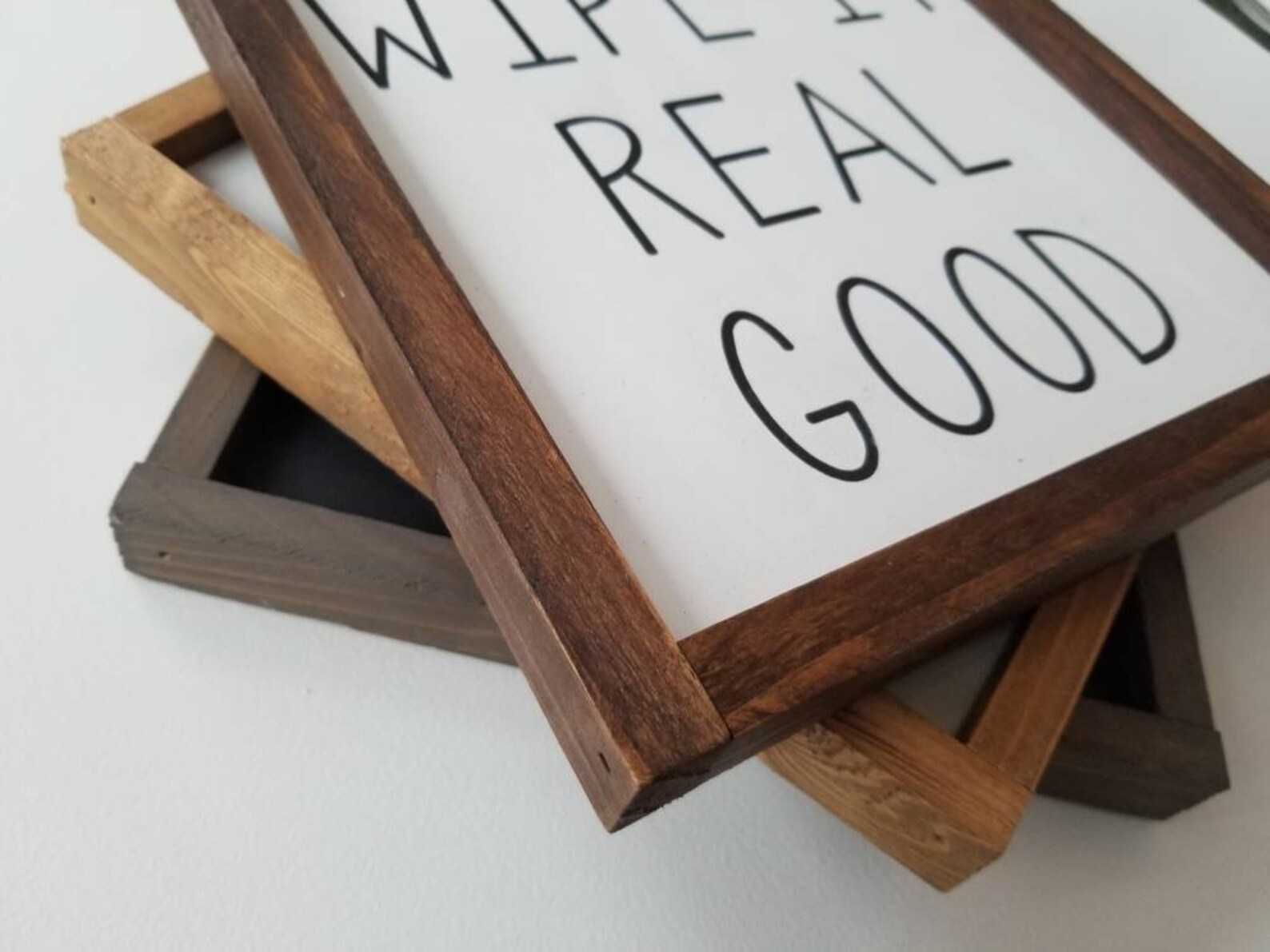 Wipe It Real Good Sign Bathroom Wall Decor Rustic Home | Etsy