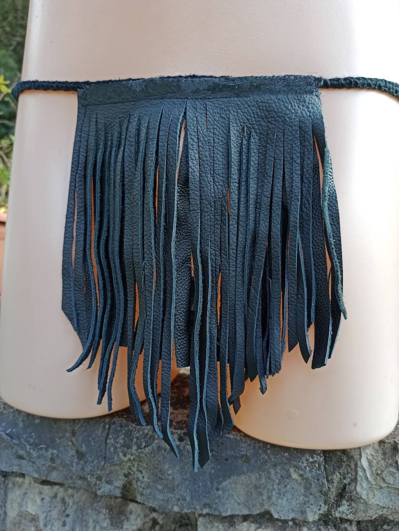 Leather loincloth front Man thongMan custom bikiniThong | Etsy