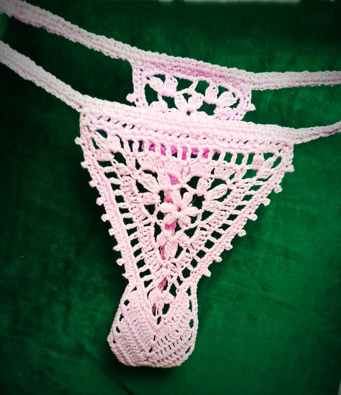 Sexy Crochet Thong Micro, Elastic Waistband See Thru Thongs,low Rise ...
