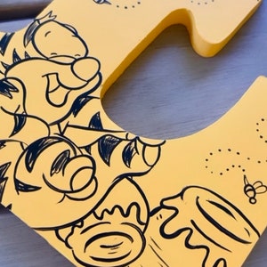 Painted OUTLINED Letters not Filled In - Etsy