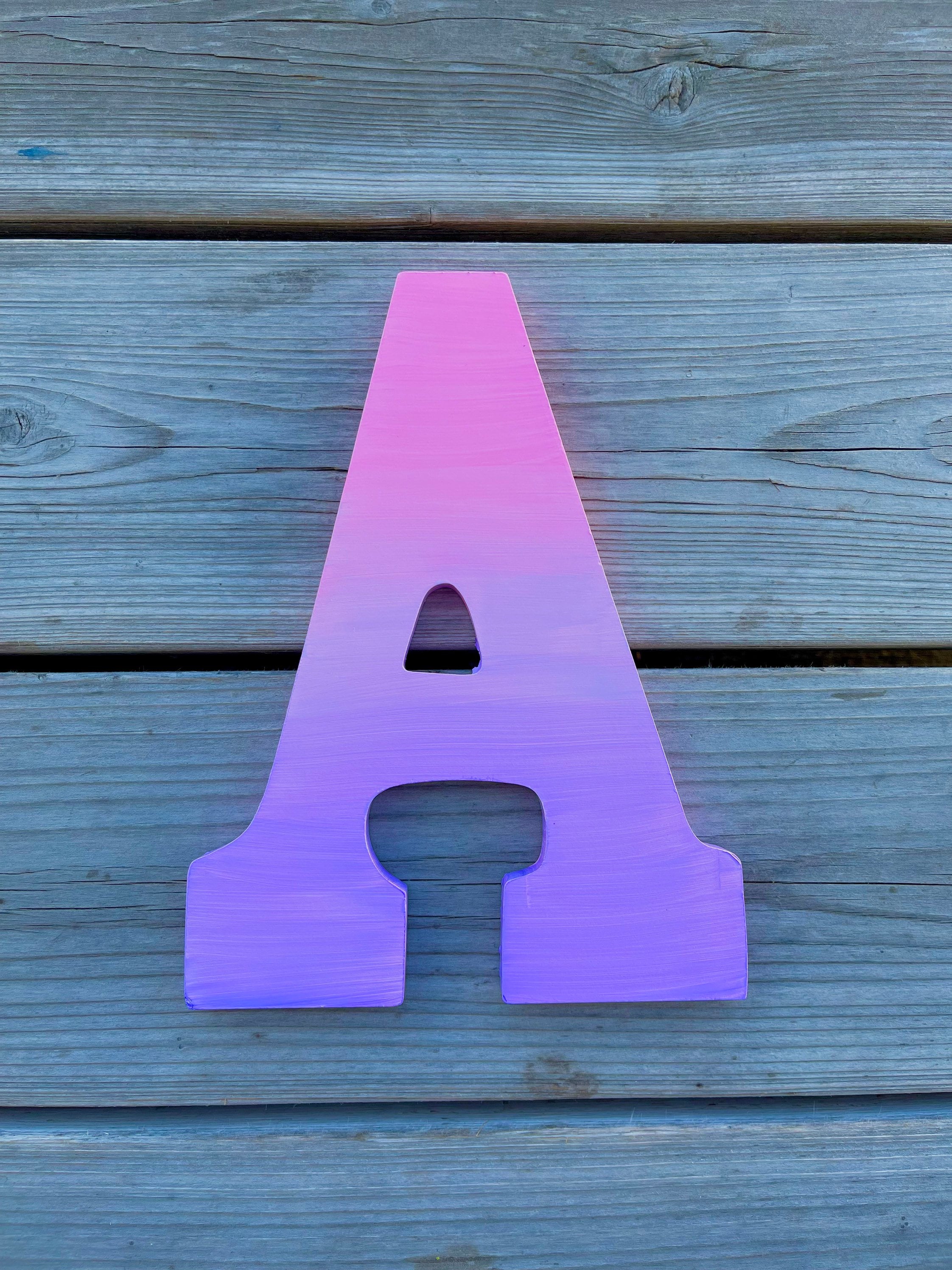 PLAIN Painted Letters - Etsy