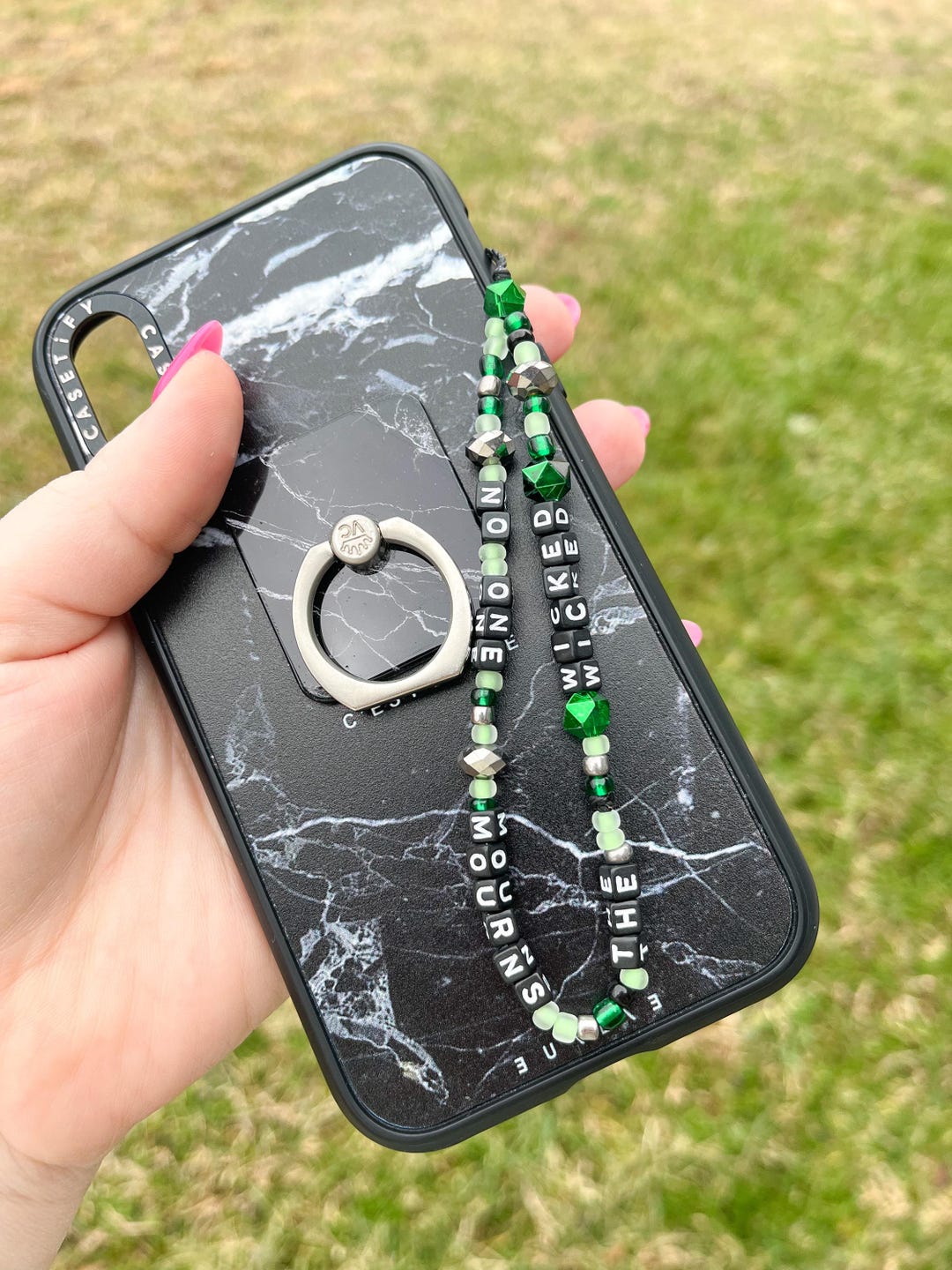 Wicked Phone Strap Phone Charm Elphaba No One Mourns the Wicked ...