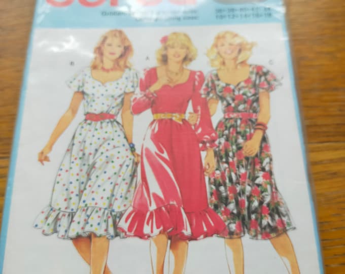 1 Uncut Vintage Burda Sewing Pattern for Dress With a Sweetheart ...