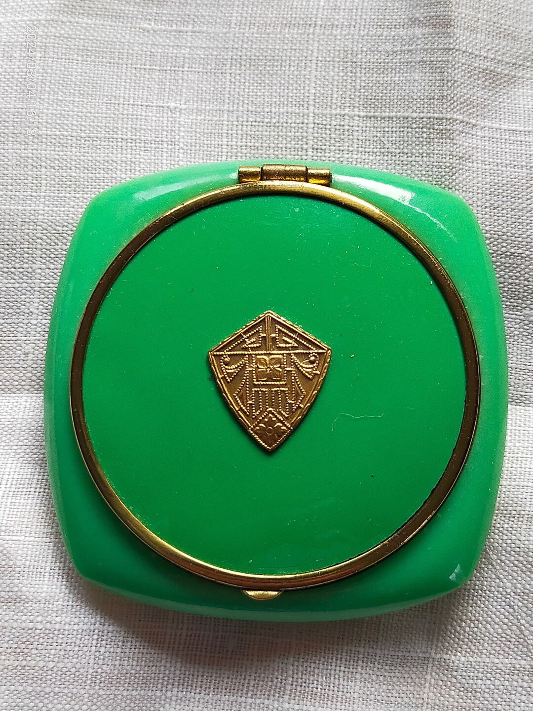 Rare Powder & Rouge Unused Combination USA Art Deco 1930s Enamel ...