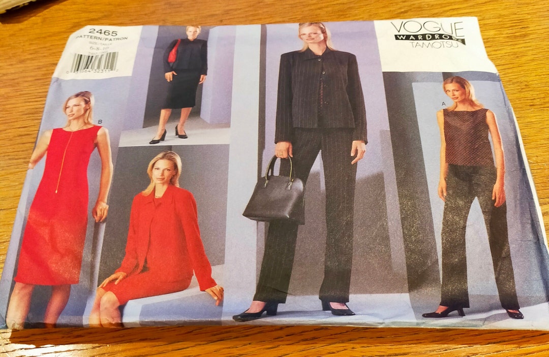 Vogue Wardrobe Tamotsu Designer. Dress, Jacket, Trousers & Skirt. Vogue ...