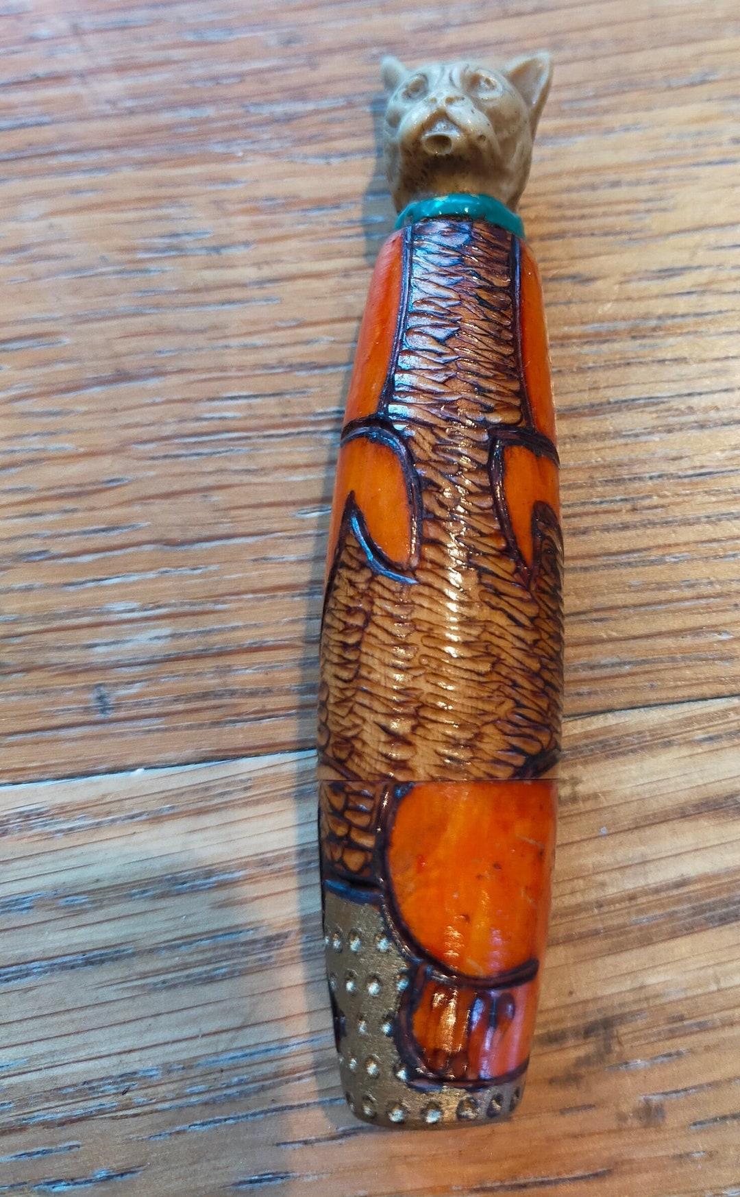 1 Vintage 1940s Extremely Rare Needle Case Holder/etui in Cat - Etsy