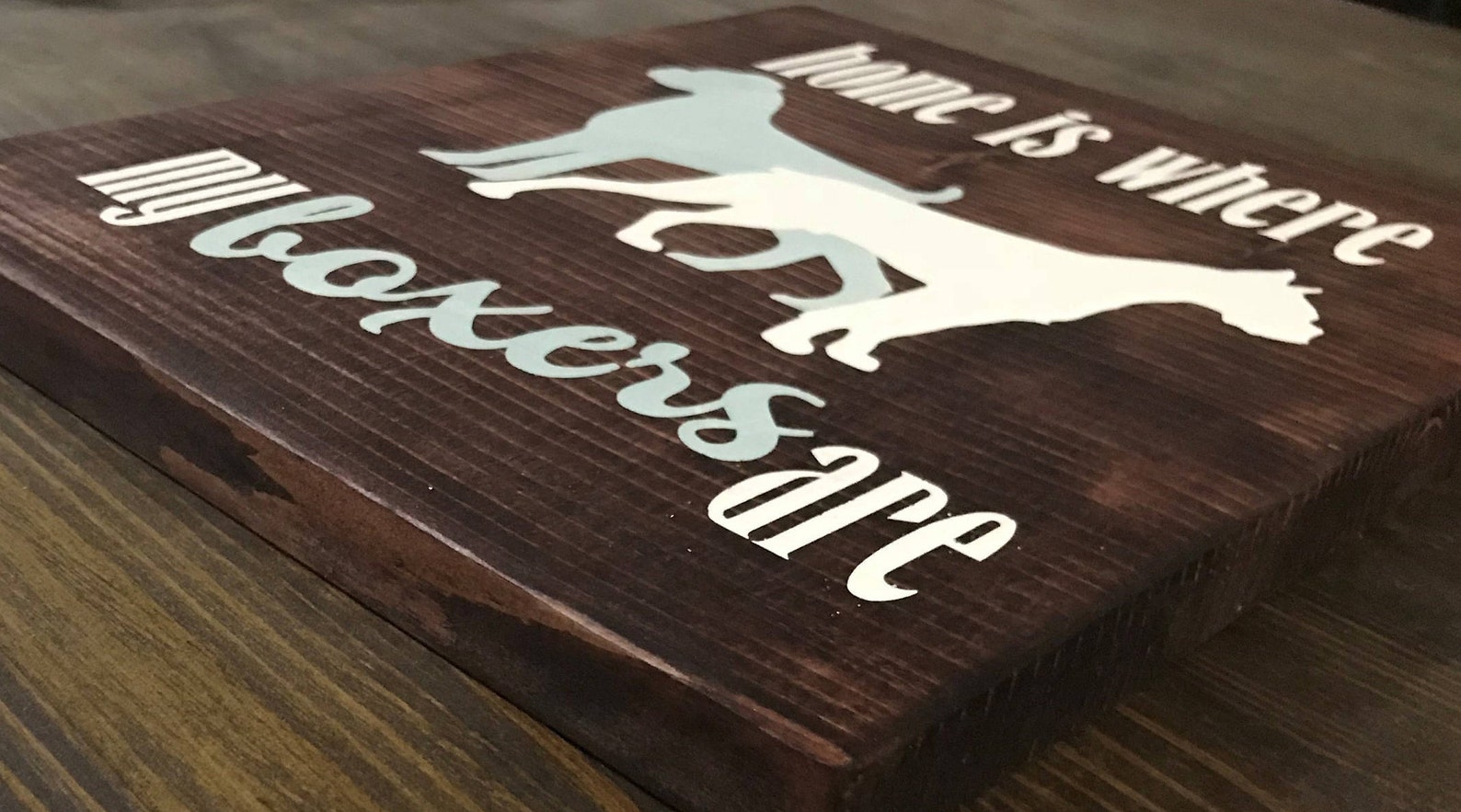 Boxer Owner Gift Boxer Dog Wood Sign Boxer Sign Boxer Dog - Etsy