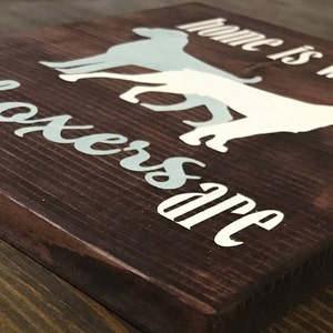 Boxer Owner Gift, Boxer Dog, Wood Sign, Boxer Sign, Boxer Dog Gifts ...