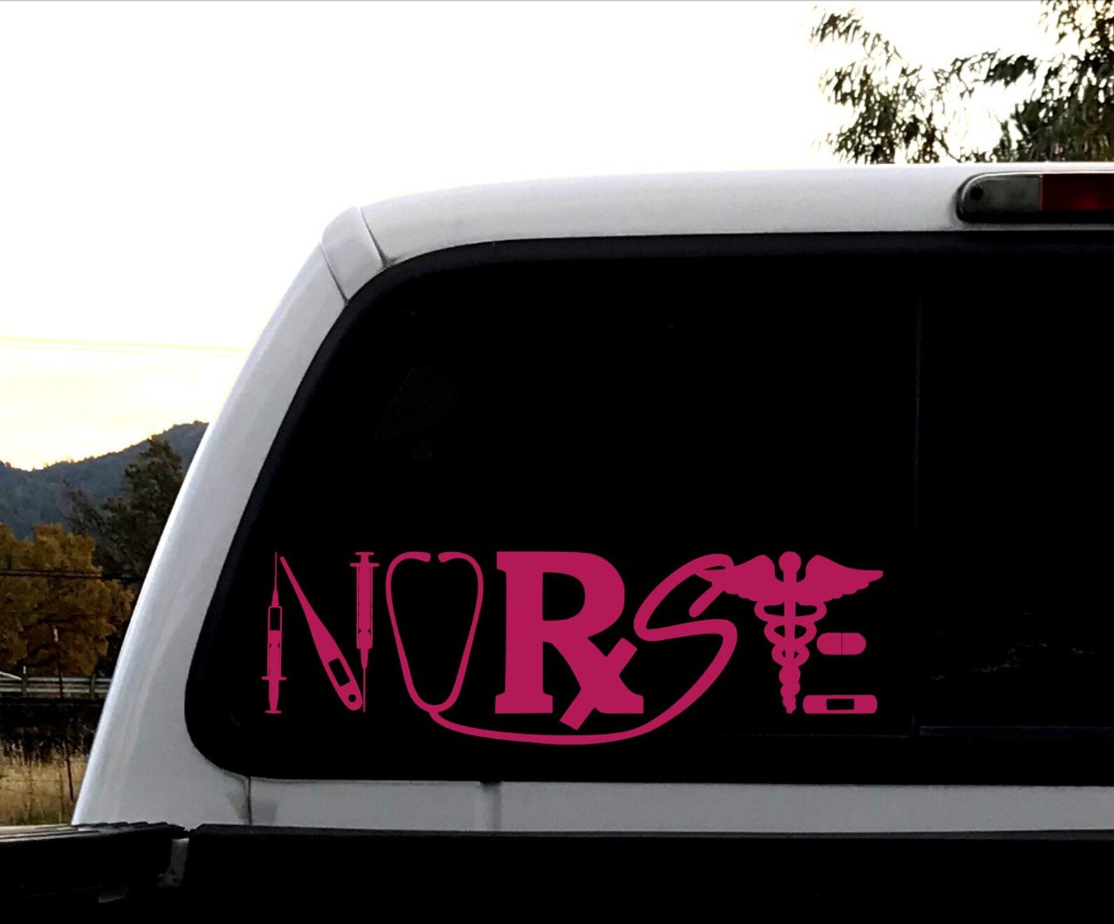 Nurse Life Decal, Vinyl Sticker for Nurses, Gift for RN Graduate ...