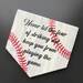 Baseball Decor Never Let the Fear Quote Wood Plaque Rustic - Etsy