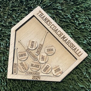 Baseball Coach Gift, Personalized Small Shaker Season Toy, New Gift for ...