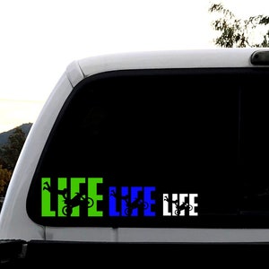 Motorcycle Decal, Dirt Bike Gift, Motocross Life, Fathers Day Gift ...
