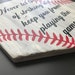 Baseball Decor Never Let the Fear Quote Wood Plaque Rustic - Etsy