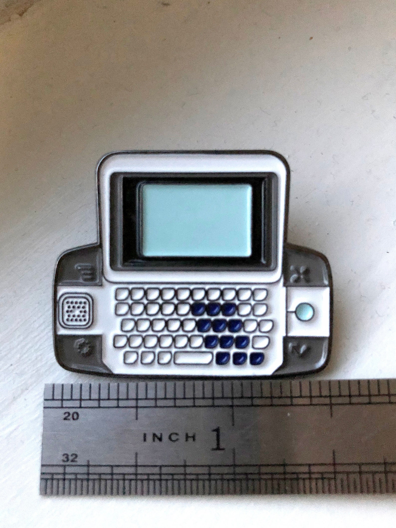 Almost Retro Sidekick III Phone in White Enamel Pin - Cellphone ...