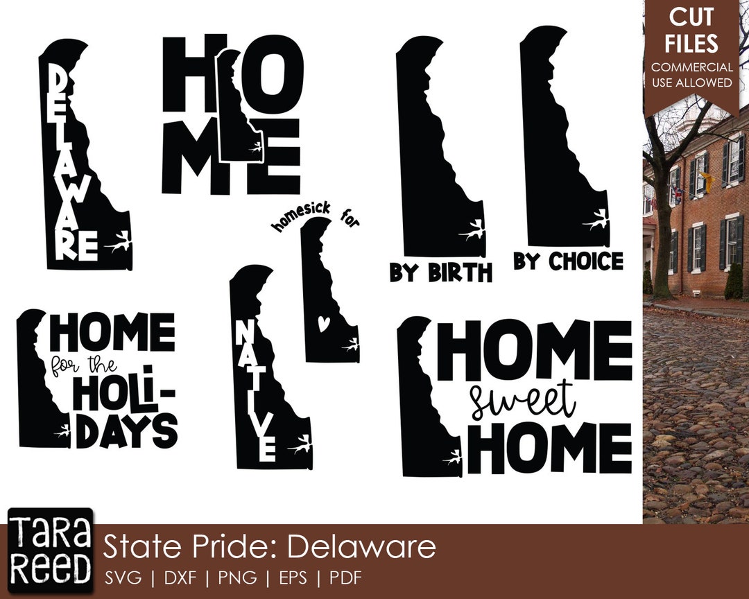 Delaware SVG and Cut Files for Crafters - Etsy
