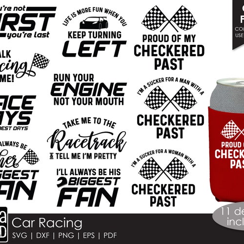Car Racing SVG and Cut Files for Crafters - Etsy