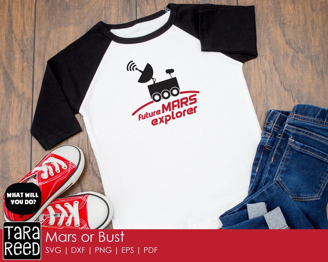 Mars or Bust Astronomy SVG and Cut Files for Crafters - Etsy