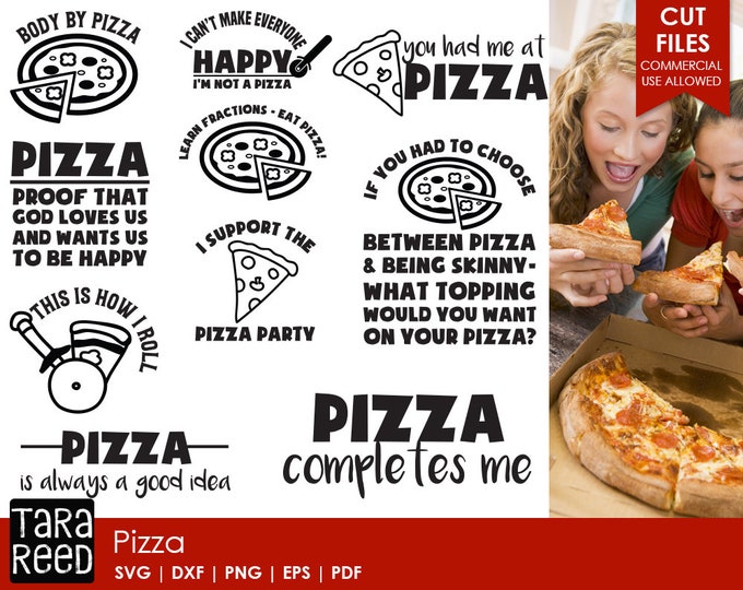 Pizza Svg - Etsy