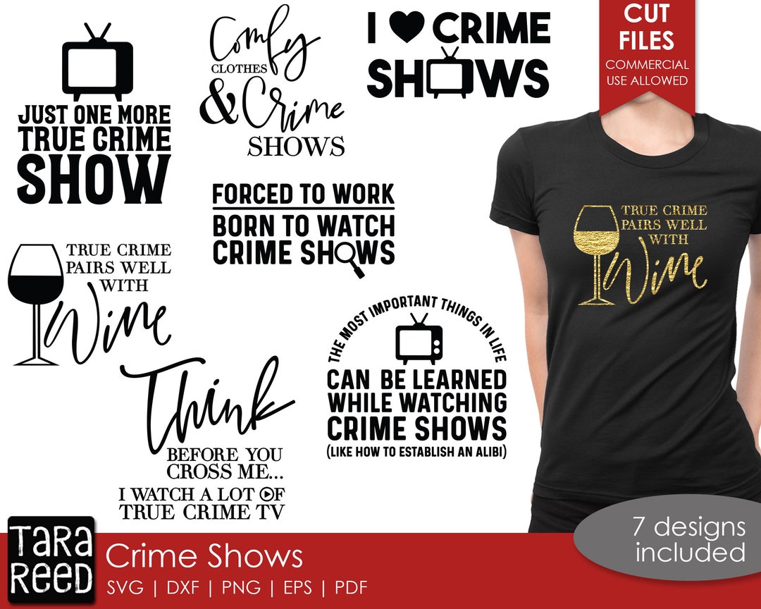True Crime Television SVG Files and Cut Files for Crafters - Etsy