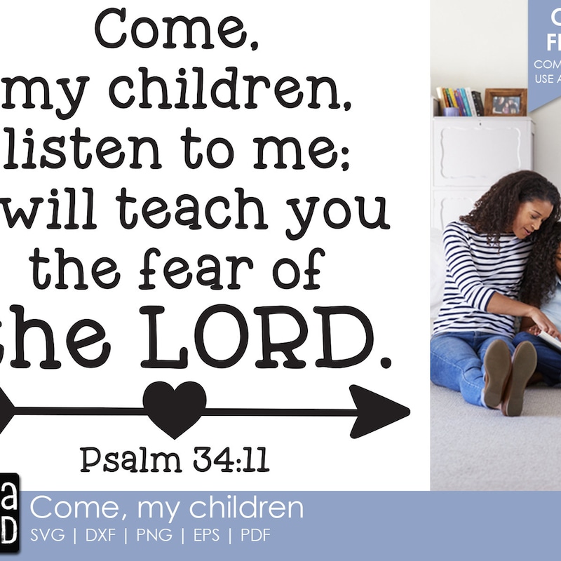 My Children Svg - Etsy