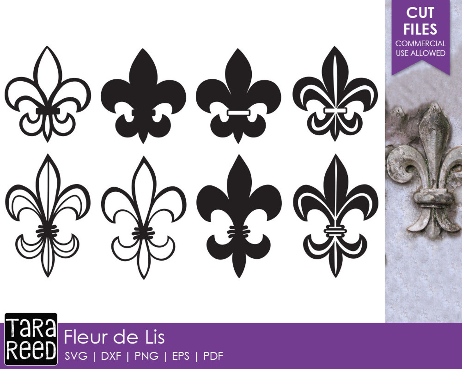 Fleur De Lis SVG and Cut Files for Crafters - Etsy