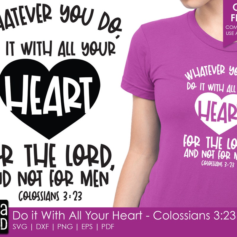 Colossians 3 23 - Etsy