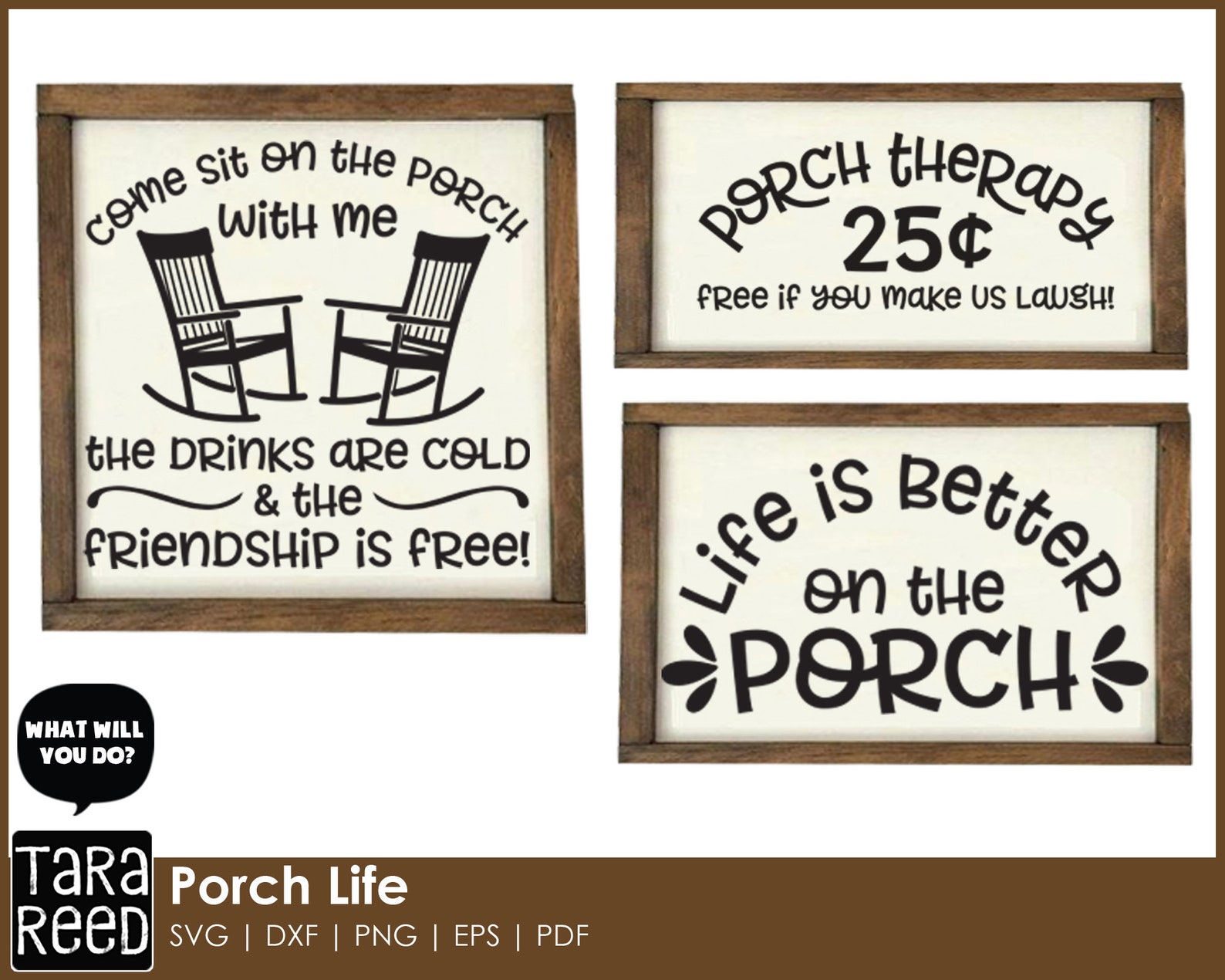 Porch Life Front Porch SVG and Cut Files for Crafters - Etsy