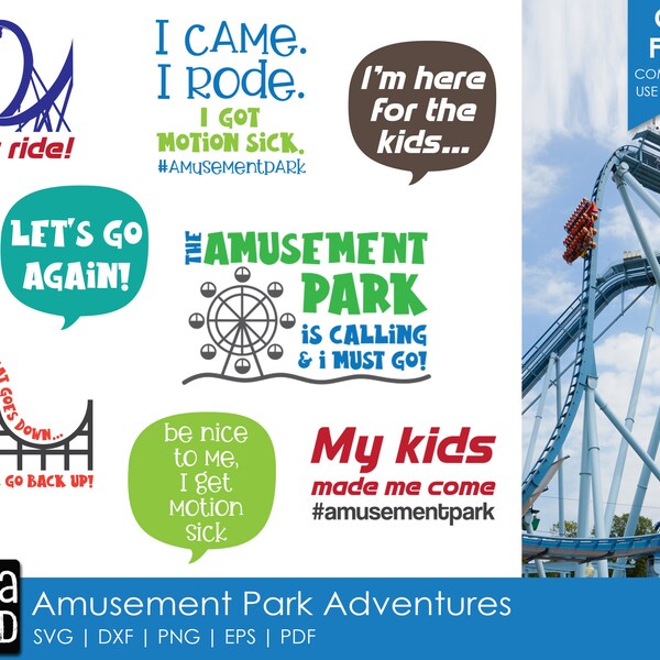 Amusement Park Svg - Etsy