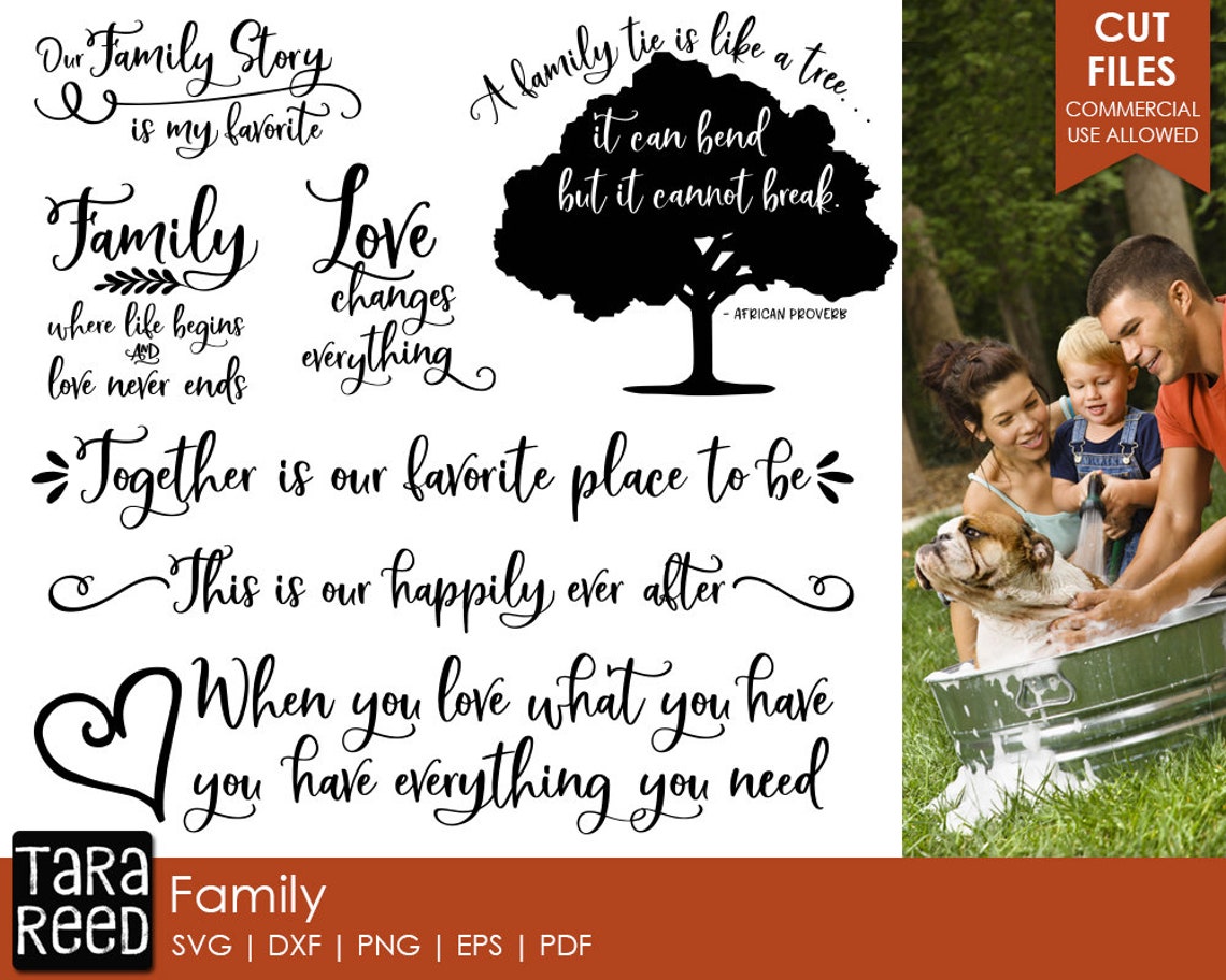 Family SVG and Cut Files for Crafters - Etsy