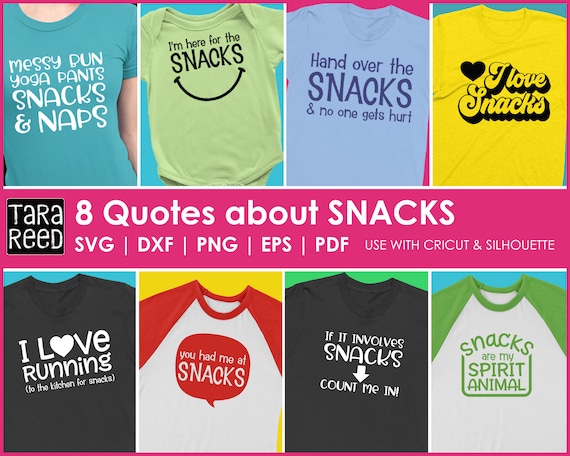Here for the Snacks Food SVG and Cut Files for Crafters - Etsy