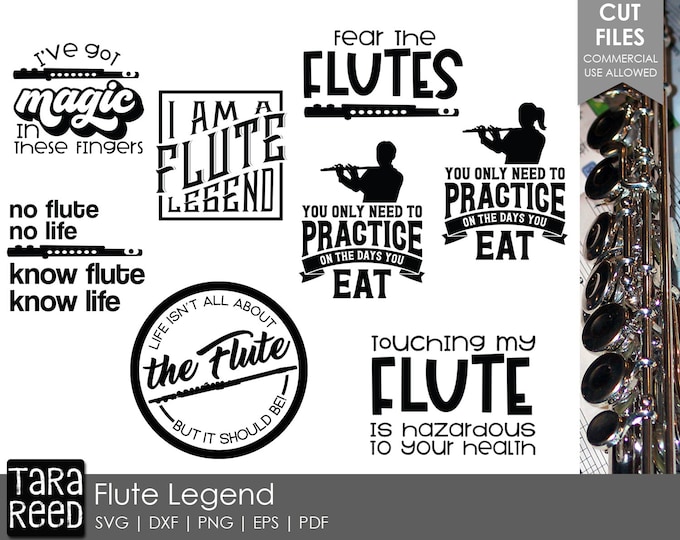 Flute Legend Flute SVG and Cut Files for Crafters - Etsy
