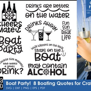 Boat Party - Boating SVG and Cut Files for Crafters - Etsy
