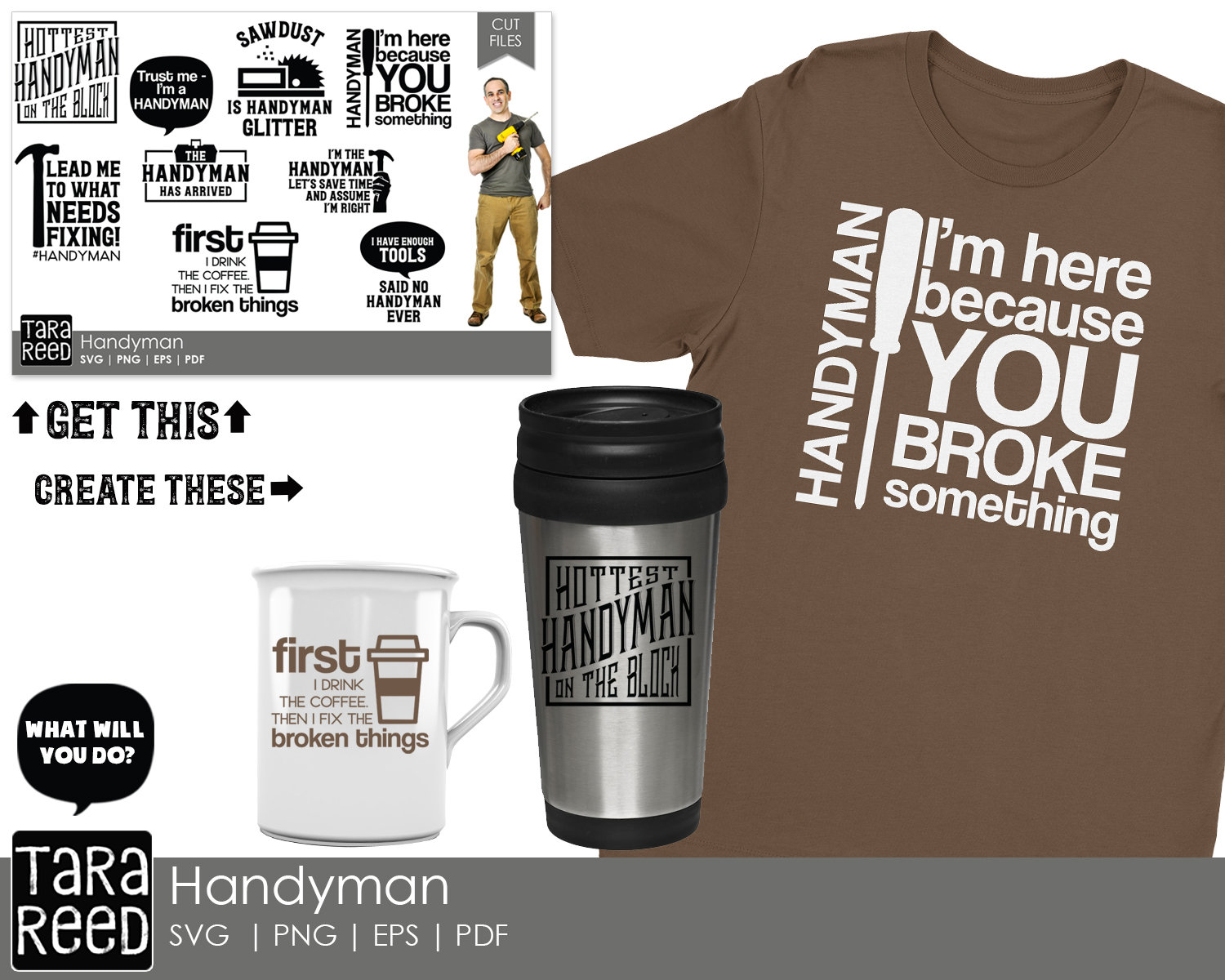 Handyman SVG and Cut Files for Crafters - Etsy