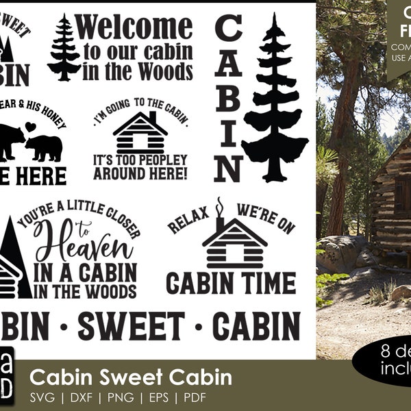 Cabin Svg - Etsy