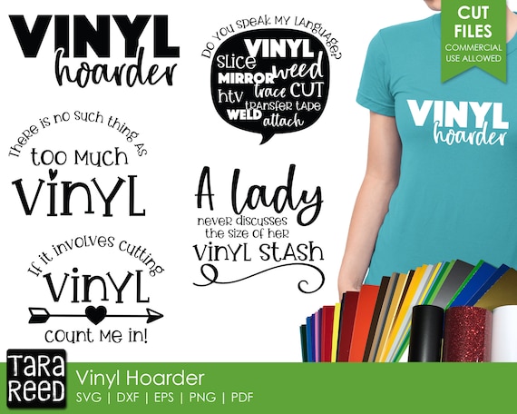 Vinyl Hoarder Crafting SVG and Cut Files for Crafters - Etsy