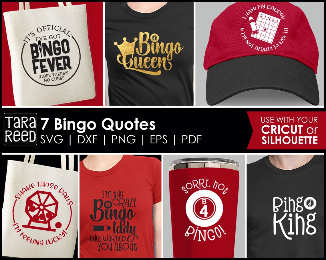 Bingo Fever - Bingo SVG and Cut Files for Crafters - Etsy