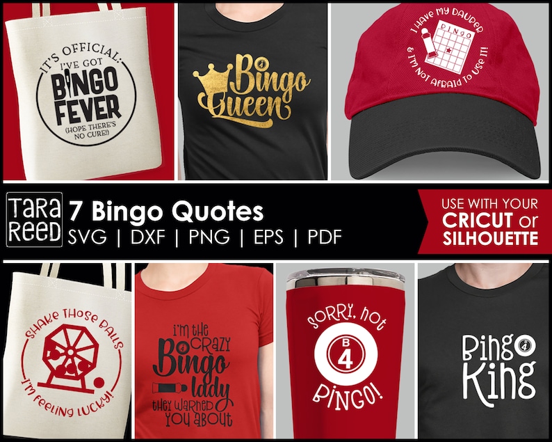 Bingo Fever - Bingo SVG and Cut Files for Crafters - Etsy