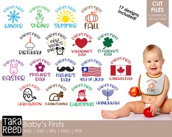 Baby's Firsts Baby SVG and Cut Files for Crafters - Etsy