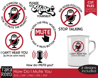 Mute Card - Etsy