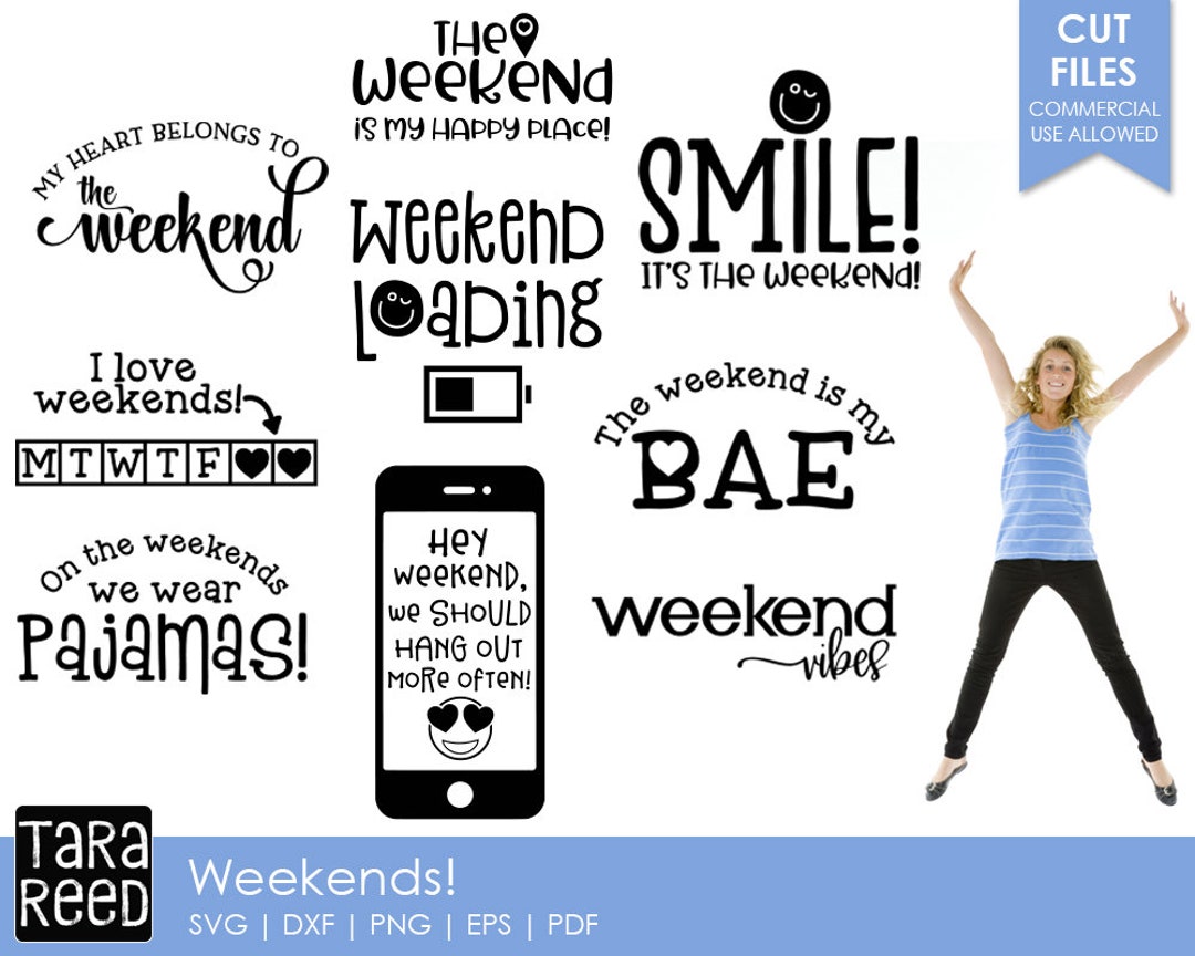 Weekends! - Weekend SVG and Cut Files for Crafters - Etsy