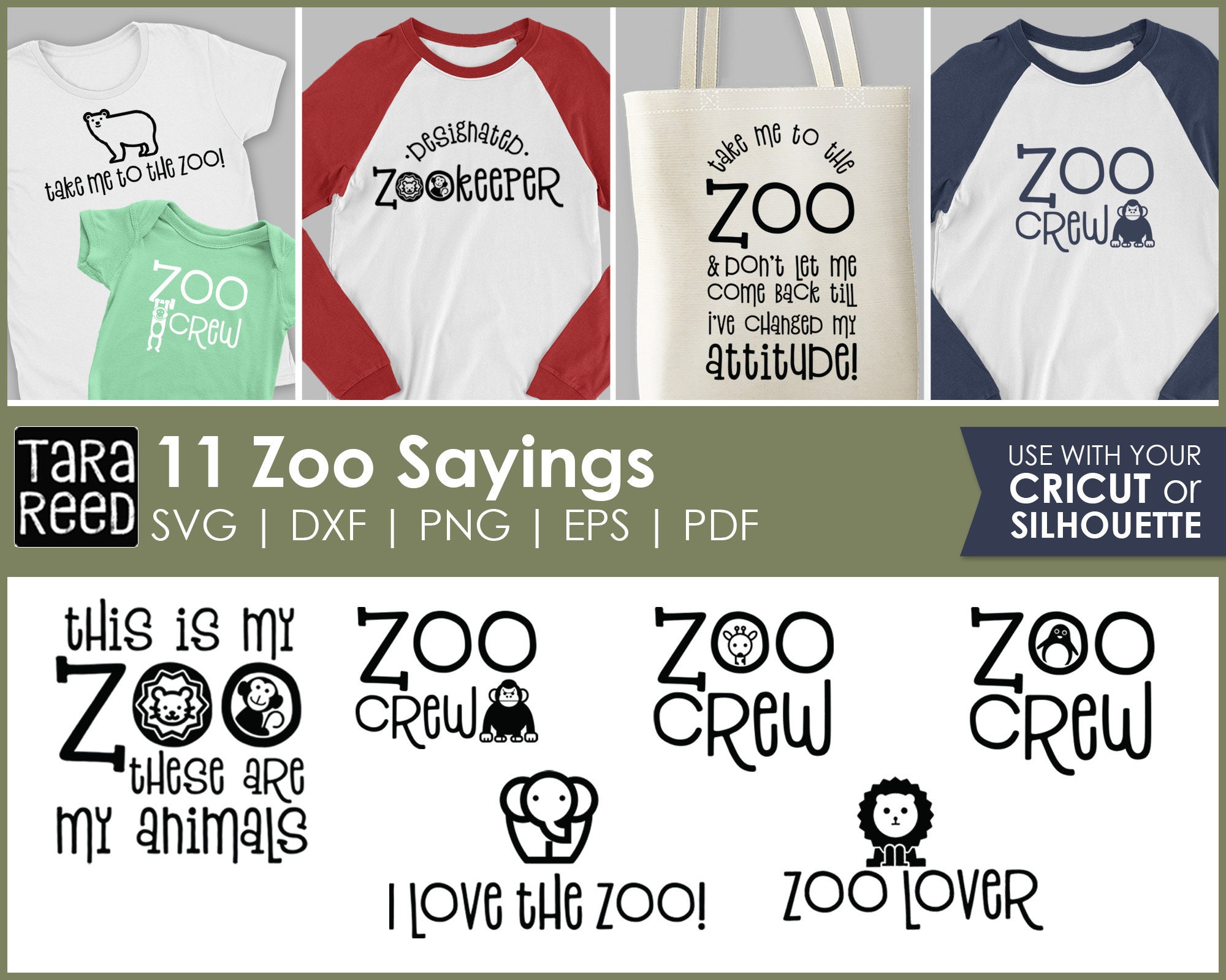 This is My Zoo Zoo SVG and Cut Files for Crafters - Etsy Hong Kong