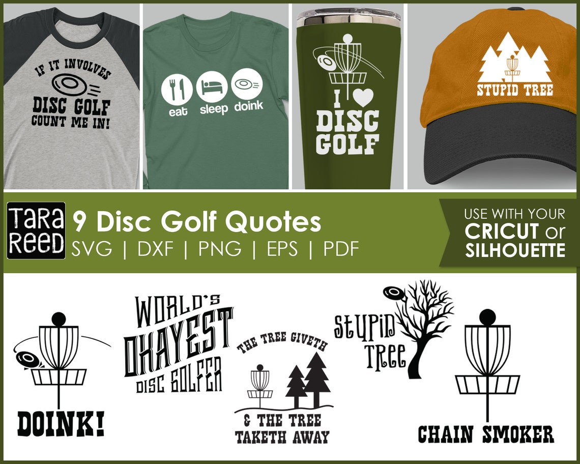 Disc Golf SVG and Cut Files for Crafters - Etsy