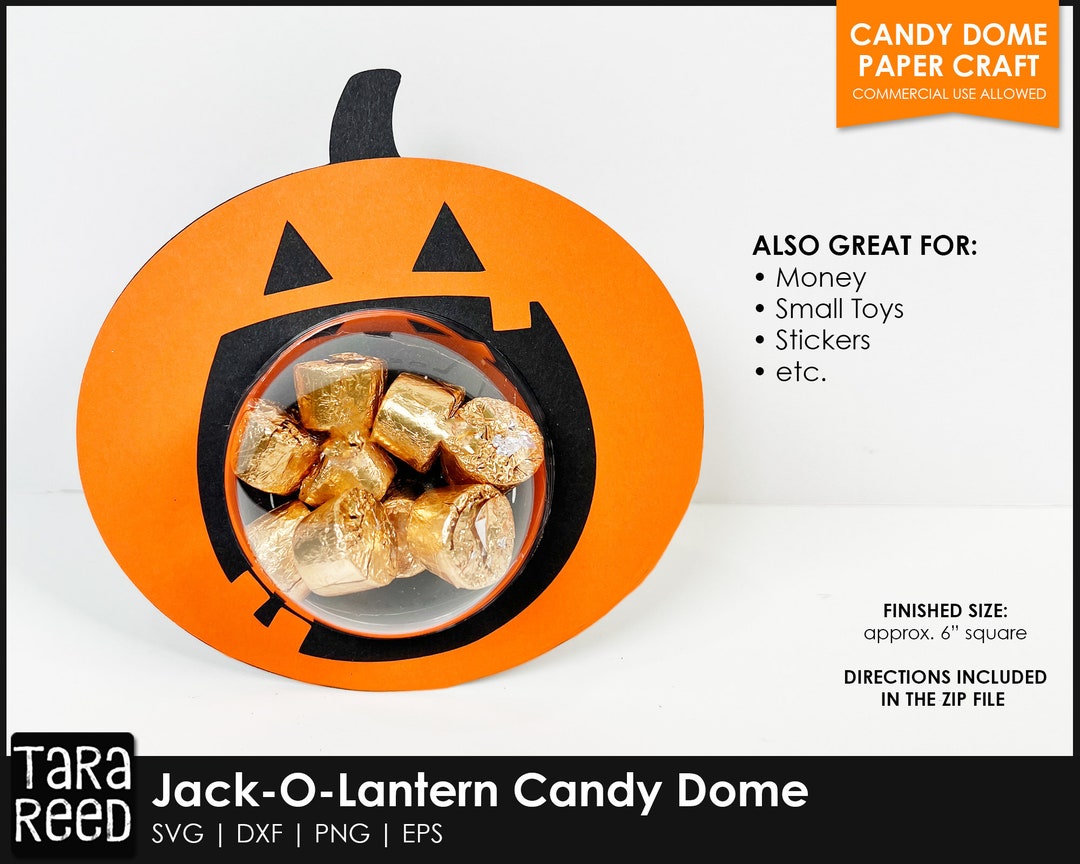 Halloween Candy Dome SVG for Cricut Classroom Halloween Party - Etsy