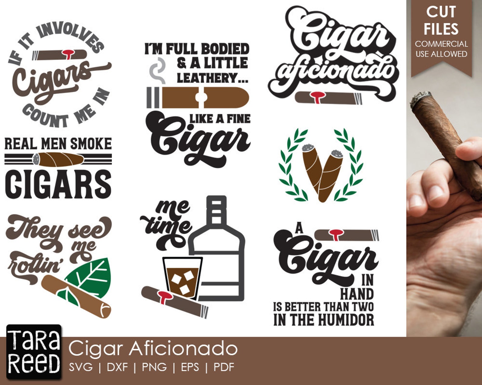 Cigar Aficionado Cigars SVG and Cut Files for Crafters | Etsy